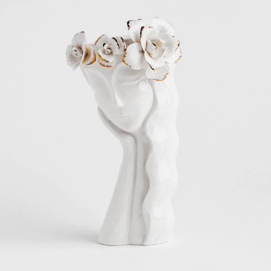 vaas SHEFLOW valge - home&you eesti